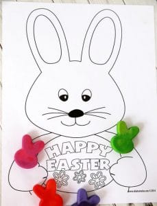 Bunny Crayons for Easter DIY Tutorial | Alpha Mom