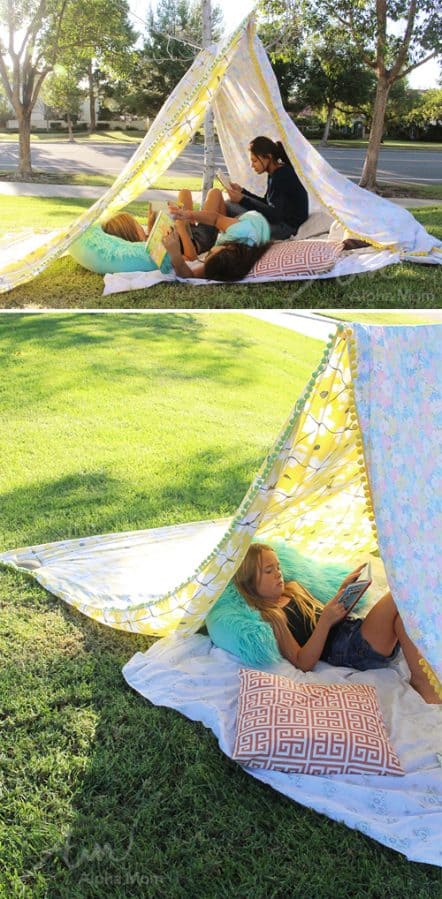 Super Simple DIY Reading Tent | Alpha Mom