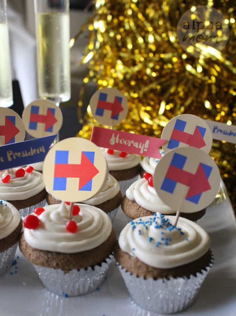 #ImWithHer Election Day & Night Party Treats | Alpha Mom