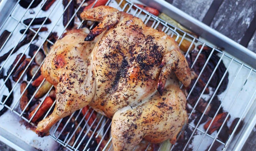 Roasted Butterfly Chicken | Alpha Mom