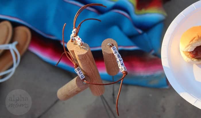 Personalized Campfire Roasting Sticks DIY | Alpha Mom