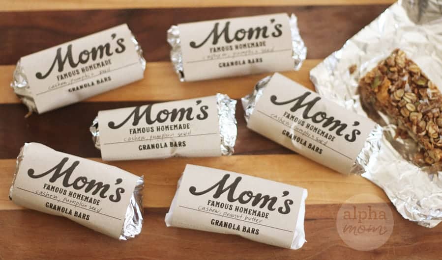 Homemade Granola Bars And Wrappers Alpha Mom Homemade Granola Bars And Wrappers Alpha Mom