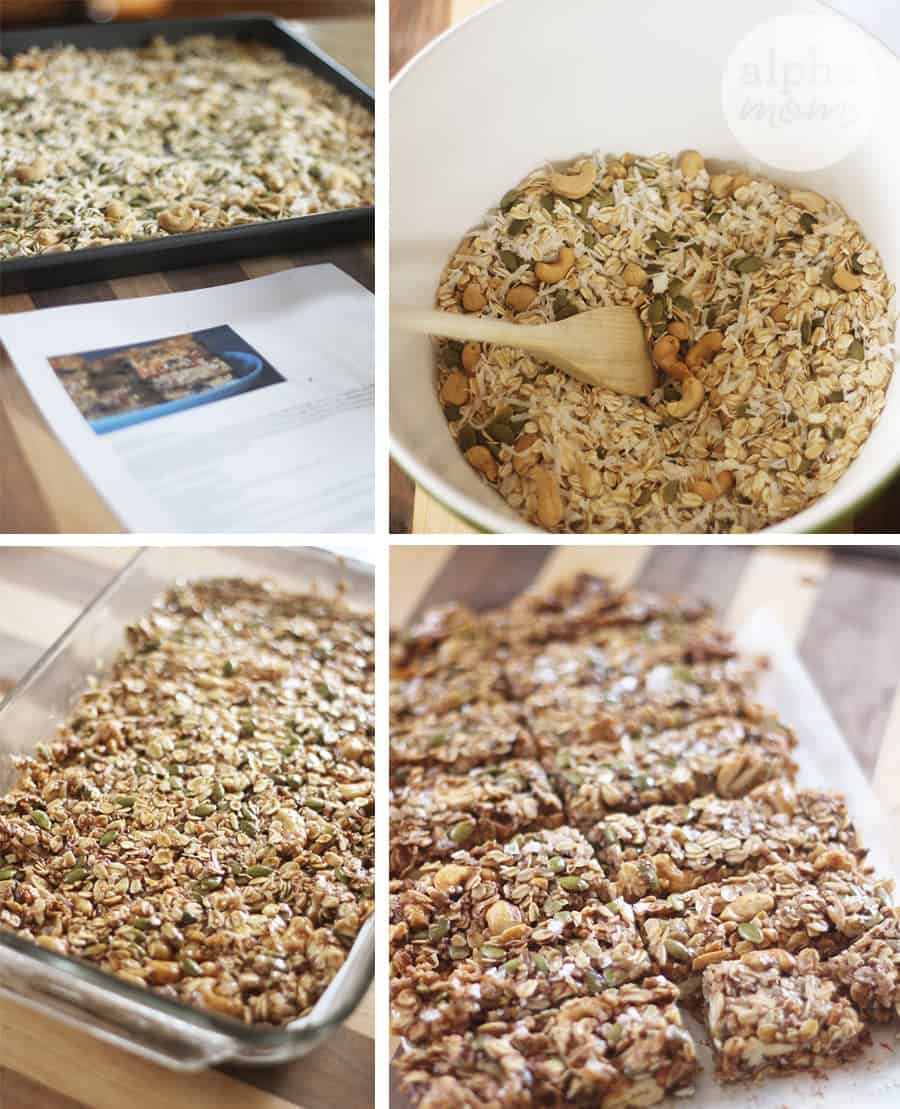 Homemade Granola Bars And Wrappers Alpha Mom