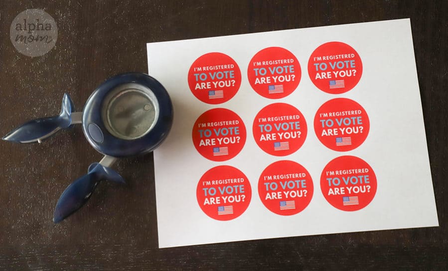 I'm Registered To Vote, Are You? | Alpha Mom